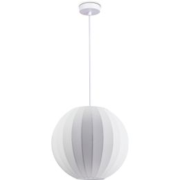 Pendelleuchte Paco Home "HUGO PD1" Lampen Gr. Ø 30 cm Höhe: 30 cm, weiß Pendelleuchten und Hängeleuchten