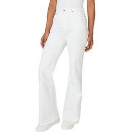High-waist-Jeans Pepe Jeans "Willa" Gr. 29, Länge 32, weiß (white) Damen Jeans Bootcut