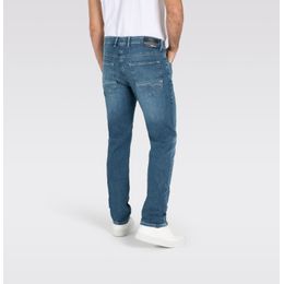 Straight-Jeans MAC "Arne Pipe" Gr. 34, Länge 30, blau (midblue vintage wash) Herren Jeans Straight Fit