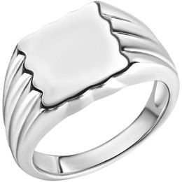 Siegelring Firetti "Schmuck Geschenk Silber 925 Fingerring Silberring" Fingerringe Gr. 19, Silber 925 (Sterlingsilber), 3 mm, silberfarben Damen