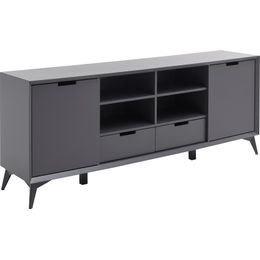 Sideboard MCA furniture "Netanja" Sideboards Gr. B/H/T: 180 cm x 73 cm x 40 cm, grau (grau matt) Sideboards