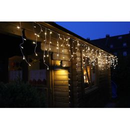 LED-Lichterkette Star-Max "Weihnachtsdeko aussen" Lichterketten Gr. Flammen 480 St., Kabellänge 5,00 m x Gesamtlänge 17,00 m, weiß Lichterketten Lichternetze