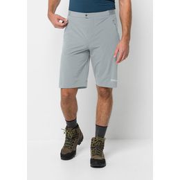 Outdoorhose Jack Wolfskin "PRELIGHT SHORT M" Gr. XXL (58), Normalgrößen, silberfarben (silver, grey) Herren Hosen Outdoorhosen