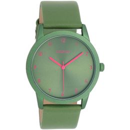 Quarzuhr Oozoo Armbanduhren grün (grün, grün) Damen Quarzuhren
