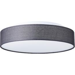 Deckenleuchte Brilliant "Penley" Lampen Gr. Ø 47 cm Höhe: 11 cm, schwarz (schwarz, weiß) LED Deckenlampen