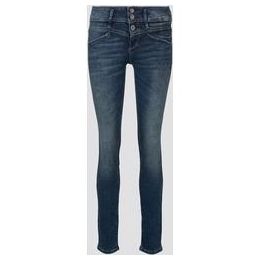Tom Tailor Damen Alexa Slim Jeans mit Bio-Baumwolle, blau, Gr. 26/30