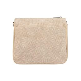 Wojas Leder-Umhängetasche in Beige - (B)23 x (H)20 x (T)5 cm