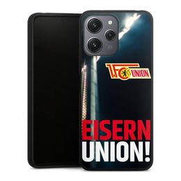DeinDesign Handyhülle Fanartikel 1. FC Union Berlin Fußball Eisern Union Typo, Xiaomi Redmi 12 Silikon Hülle Premium Case Handy Schutzhülle, schwarz