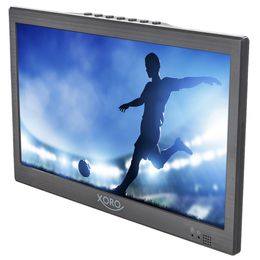 Xoro PTL 1015 V2 10.1 Zoll Tragbarer Fernseher mit DVB-T2 H.265/HEVC Tuner Portabler Monitor