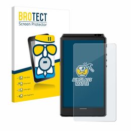 BROTECT Displayschutzglas Schutzglas für Hiby R6 III, Schutzfolie Display Schutz Glas Folie matt, weiß