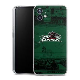 DeinDesign Handyhülle Logo Augsburger Panther Offizielles Lizenzprodukt, Nothing Phone 1 Silikon Hülle Bumper Case Handy Schutzhülle, weiß