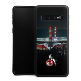 DeinDesign Handyhülle 1. FC Köln Stadion Offizielles Lizenzprodukt Köln Stadion Nacht, Samsung Galaxy S10 Silikon Hülle Premium Case Handy Schutzhülle