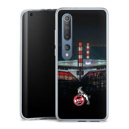 DeinDesign Handyhülle 1. FC Köln Stadion Offizielles Lizenzprodukt Köln Stadion Nacht, Xiaomi Mi 10 Silikon Hülle Bumper Case Handy Schutzhülle, weiß