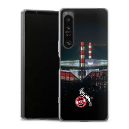 DeinDesign Handyhülle 1. FC Köln Stadion Offizielles Lizenzprodukt Köln Stadion Nacht, Sony Xperia 1 IV Silikon Hülle Bumper Case Handy Schutzhülle