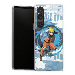 DeinDesign Handyhülle Offizielles Lizenzprodukt Manga Naruto Shippuden Naruto Rasengan, Sony Xperia 1 V Silikon Hülle Bumper Case Handy Schutzhülle