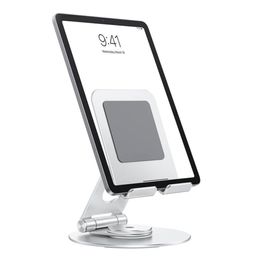 COFI 1453 Ständer 360° für Geräte mit einer Diagonale bis zu 12,9 Zoll Tablet-Ständer, silberfarben