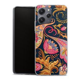 DeinDesign Handyhülle Muster Ornamente Mandala Floral Autumn 1, Xiaomi Redmi 12 Silikon Hülle Bumper Case Handy Schutzhülle, weiß
