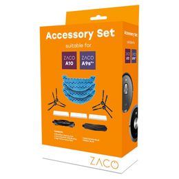 ZACO Saugroboter Zubehör-Set für A9sPro & A10, Zubehör für A10 & A9s Pro, (Set, 12-tlg., 3x Feinpartikelfilter, 4x Seitenbürsten, 3 Mikrofasertücher,