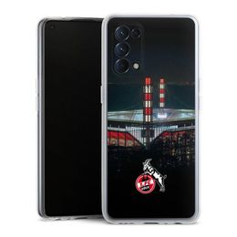 DeinDesign Handyhülle 1. FC Köln Stadion Offizielles Lizenzprodukt Köln Stadion Nacht, Oppo Find X3 lite Silikon Hülle Bumper Case Handy Schutzhülle