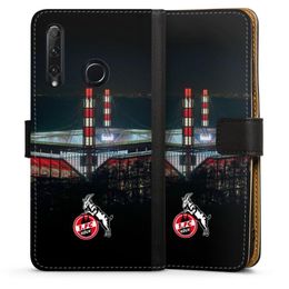 DeinDesign Handyhülle 1. FC Köln Stadion Offizielles Lizenzprodukt Köln Stadion Nacht, Huawei Honor 20 Lite Hülle Handy Flip Case Wallet Cover