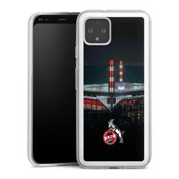 DeinDesign Handyhülle 1. FC Köln Stadion Offizielles Lizenzprodukt Köln Stadion Nacht, Google Pixel 4 Silikon Hülle Bumper Case Handy Schutzhülle