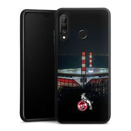 DeinDesign Handyhülle 1. FC Köln Stadion Offizielles Lizenzprodukt Köln Stadion Nacht, Huawei P30 Lite Silikon Hülle Premium Case Handy Schutzhülle