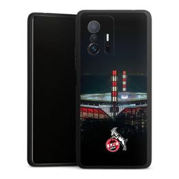DeinDesign Handyhülle 1. FC Köln Stadion Offizielles Lizenzprodukt Köln Stadion Nacht, Xiaomi 11T 5G Silikon Hülle Premium Case Handy Schutzhülle