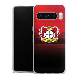 DeinDesign Handyhülle Bayer 04 Leverkusen Fußball Offizielles Lizenzprodukt, Google Pixel 8 Pro Silikon Hülle Bumper Case Handy Schutzhülle, weiß