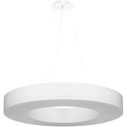 Kronleuchter SOLLUX LIGHTING "SATURNO" Lampen Gr. 6 flammig, Höhe: 102 cm, weiß Pendelleuchte Pendelleuchten und Hängeleuchten