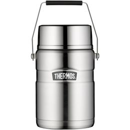 Thermobehälter Thermos "Stainless King" Lebensmittelaufbewahrungsbehälter silberfarben (edelstahlfarben) Thermoschüsseln