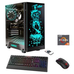 Hyrican Gaming-PC "Rockstar 7149" Computer Gr. Microsoft Windows 11 Home (64 Bit), 16 GB RAM 1000 GB SSD, schwarz Gaming PCs