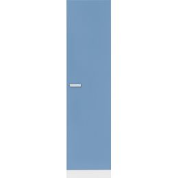 Wiho-Küchen Seitenschrank WIHO KÜCHEN "Husum" Schränke Gr. B/H/T: 50 cm x 200 cm x 57 cm, 1 St., blau (front: himmelblau, korpus: weiß) Seitenschränke