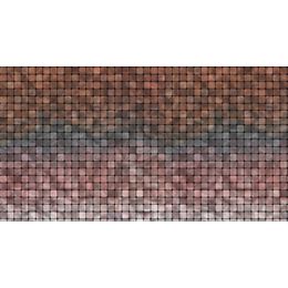 ARCHITECTS PAPER Fototapete "Atelier 47 Mosaic Tile 1" Tapeten Gr. B/L: 5 m x 2,7 m, bunt (braun, rosa, creme) Fototapeten