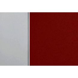 Wiho-Küchen Unterschrank WIHO KÜCHEN "Kiel" Schränke Gr. B/H/T: 50 cm x 85 cm x 60 cm, rot (front: burgund, korpus: steel grey, arbeitsplatte: marmor dekor beige) Unterschränke