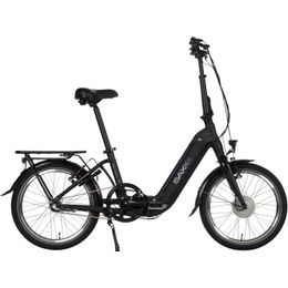 SFM BIKES E-Bike SAXXX "Compact Comfort Plus" E-Bikes Gr. 33 cm, 20 Zoll (50,80 cm), schwarz (schwarz matt) E-Bikes