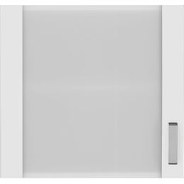 Wiho-Küchen Glashängeschrank WIHO KÜCHEN "Husum" Schränke Gr. B/H/T: 60 cm x 56,5 cm x 35 cm, weiß (front und korpus: weiß) Hängeschränke
