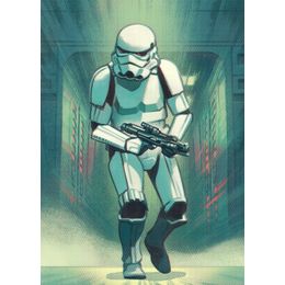 Komar Vliestapete "Mandalorian Stormtrooper Print" Tapeten Gr. B/L: 200 m x 280 m, Rollen: 1 St., bunt Vliestapeten