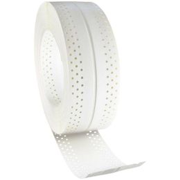 AquaBead Flex pro Rolle, selbstklebender Kantenschutz, Weiß, 25m x 85mm - Rigips