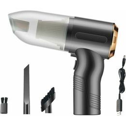 Tovbmup - Handstaubsauger, kabelloser Auto-Staubsauger, Mini, kabelloser Hand-Mini-Staubsauger für Zuhause und Auto, Dual-Use-Mini-Staubsauger mit