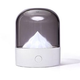 LED-Schreibtischlampe, Schlafzimmer-Nachttischlampe, dimmbare LED-Beleuchtung, einzigartiges Geschenk zur Einweihung in Weiß