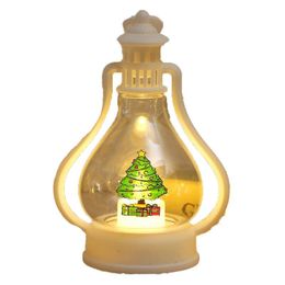 Weihnachtsschmuck mit LED-Lichtern für Kinder, tragbarer Fensterschmuck, Weihnachtsbaumanhänger