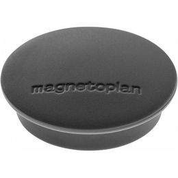 MAGNETOPLAN - Magnet D34mm VE10 Haftkraft 1300 g schwarz - schwarz