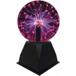 LONGZIMING Plasma-Ball-Licht, berührungsempfindliche Kugel-Ionen-Kugel-Lampe, rotes Licht, Neuheit, Nachtlichter, 12,7 cm