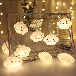 LONGZIMING Baby Kinder niedliche Lampe Schlafzimmer Licht Flur Dekoration kleines Nachtlicht Halloween Weihnachten Urlaub Lichterketten 10 led mit