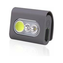 LONGZIMING - Clip-on-Lauflicht, 2000 Lumen, Sicherheits-Jogging-LED mit leistungsstarkem Magnetclip, wiederaufladbare USB-Nachtlichter für
