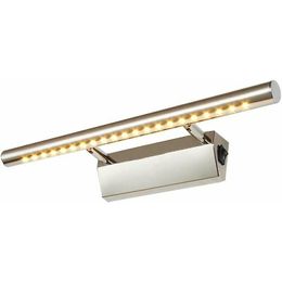 5W LED-Spiegel-Frontleuchte – Badezimmerlampe mit wasserdichtem Schalter, Make-up-Beleuchtung, Edelstahl, Wandleuchte, Toilette, Innenbereich,