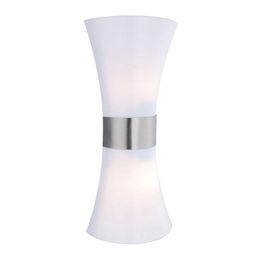 etc-shop Led Außen Wand Lampe Edelstahl Leuchte Garten Design Beleuchtung Veranda Spot Strahler Veranda Hof Weg