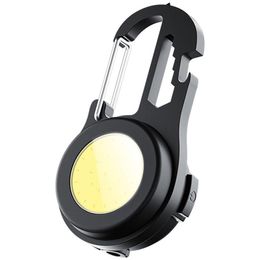 Mini-Taschenlampe, kleine Taschenlampe mit klappbarem Ständer, magnetische Taschenlampe für Camping, Angeln