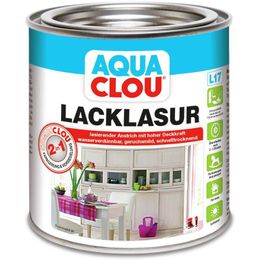 CLOU® Aqua Lack Lasur L17 Schwarz 375ml - Clou