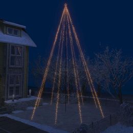 LONGZIMING LED-Lichterkette Weihnachtsbaum Indoor Outdoor 1300 LEDs 8 m